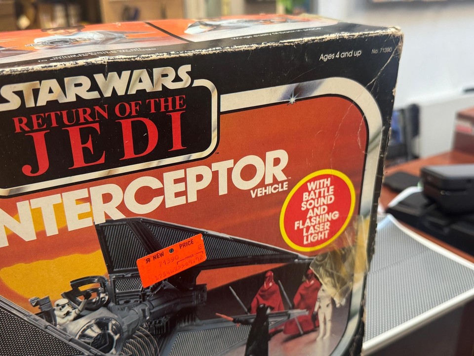 Tie Interceptor with Box 9981 (Vintage Star Wars, Kenner) **COMPLETE ...