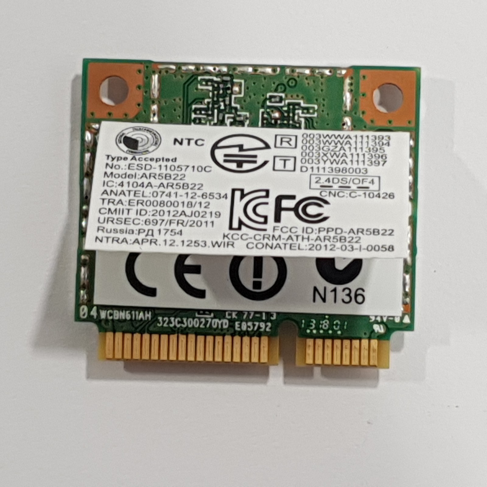 Lenovo ThinkPad X131e WLAN Karte Wifi Card Wireless | eBay.de