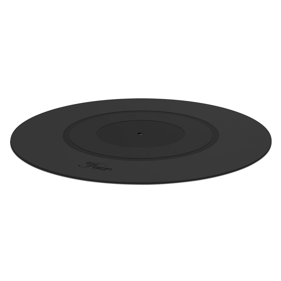 Black Rubber Turntable Platter Mat for All LP Vinyl Record Players | eBay