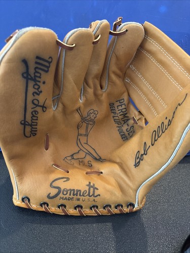 SHARP 1960’s BASEBALL~BOB ALLISON SONNETT MAJOR LG~RH STORE MODEL GLOVE ...
