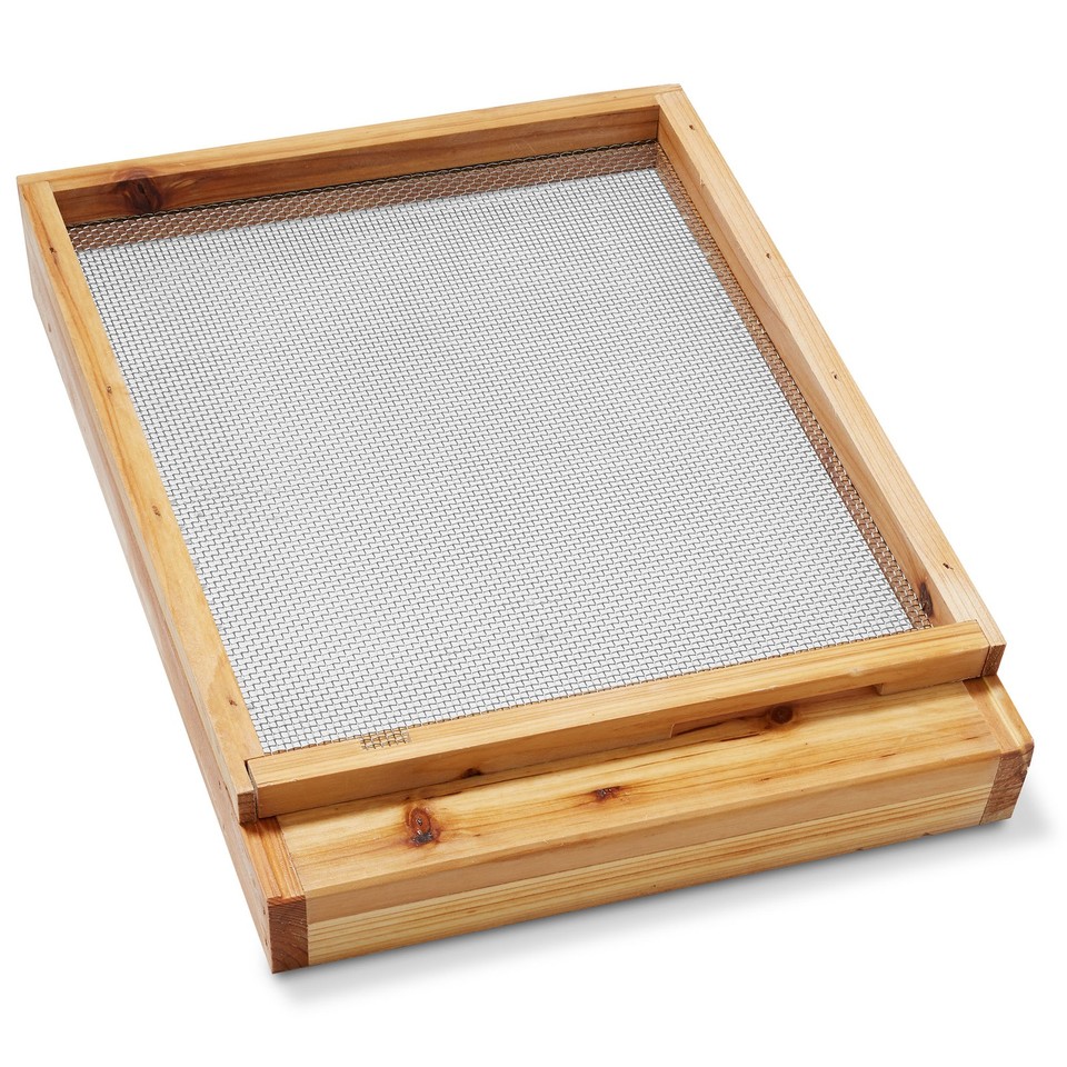 Bottom Board for Bee Hive, 100% Beeswax, Stainless Steel Mesh for 10 ...