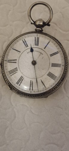 Antique Solid Fine Silver Pocket Watch By Henry Touchon | eBay UK