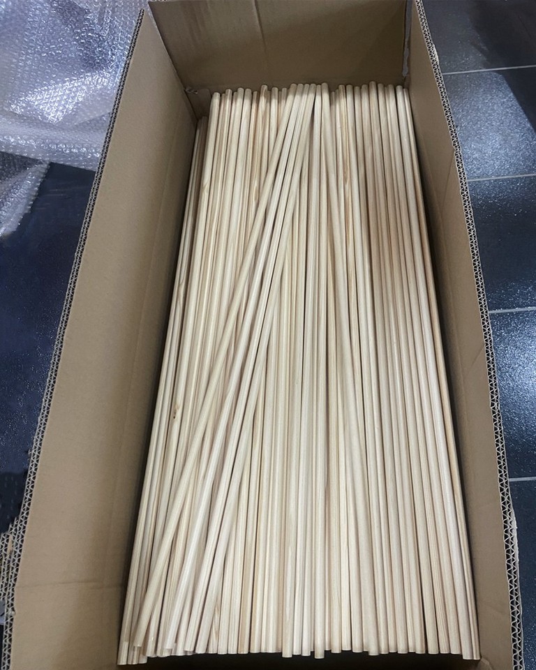 50pcs Archery Wood Shafts 8mm Pine Wooden Arrows Traditional Backyard ...