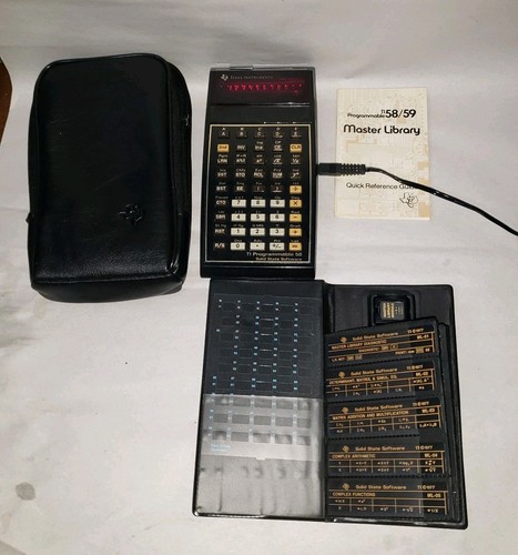Texas Instruments Ti-58 Calculator and Accessories Works! - Free ...