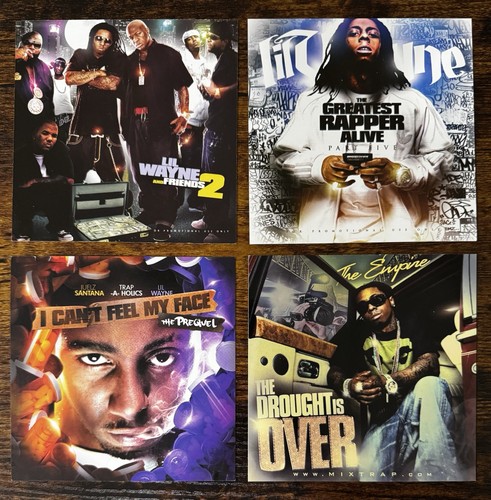 🔥 4 - Lil Wayne Rap CD Music Mixtape Album Lot - Cash Money Records ...