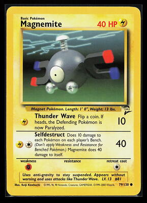 Magnemite 79/130 Common Base Set 2 Pokémon Card | eBay