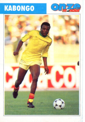 FICHE FOOTBALL ONZE MONDIAL Eugène Kabongo | eBay
