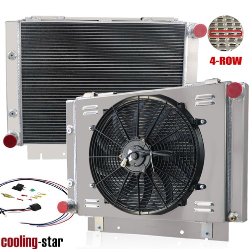 For 1960-1963 Ford Galaxie/Galaxie 500 L6 V8 4 Core Aluminum Radiator ...