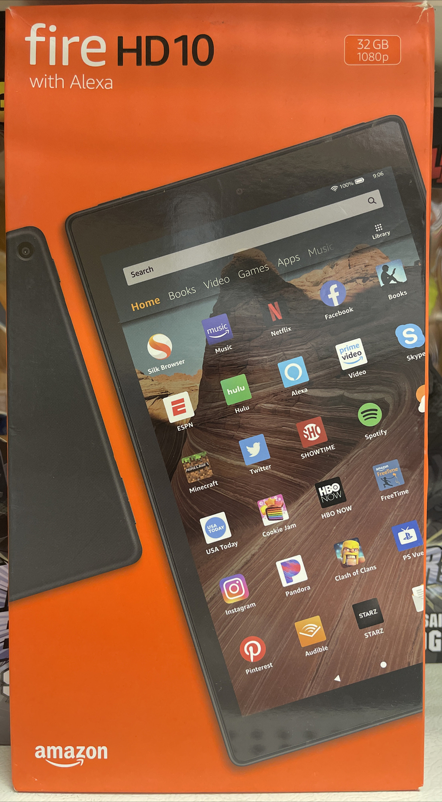 Amazon Fire HD 10" Tablet 32 GB Black w/ Alexa 841667182667| eBay