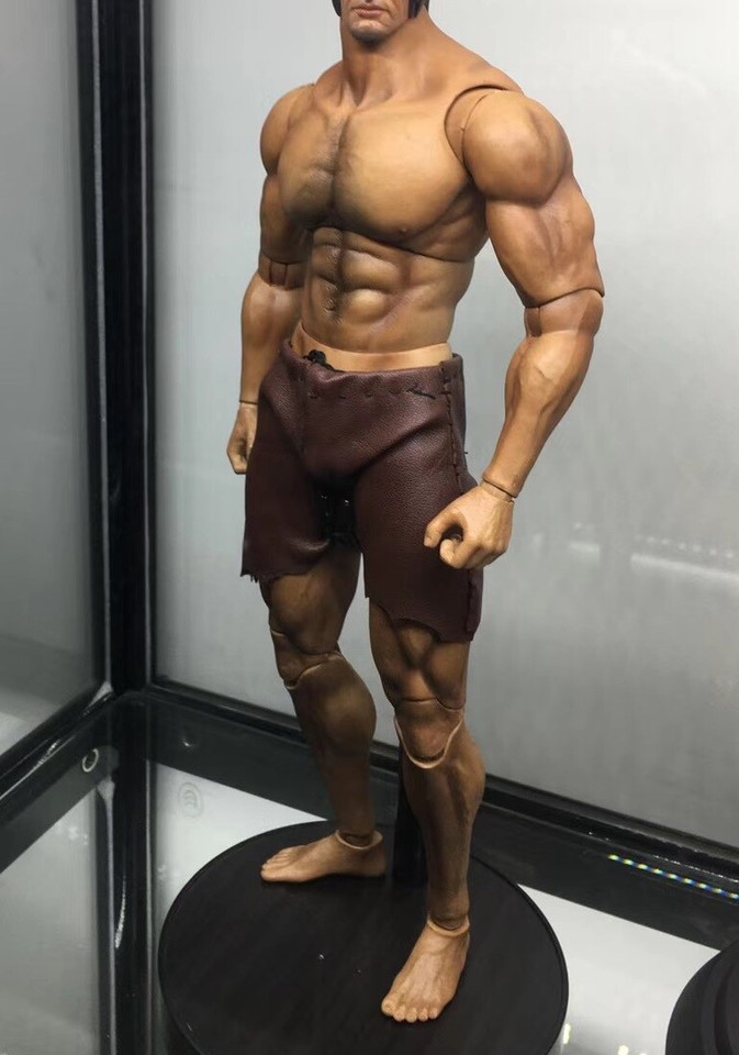 WORLDOX AT027 1/6 Durable Body Ripped Strong Man Male Action Figure 13 ...