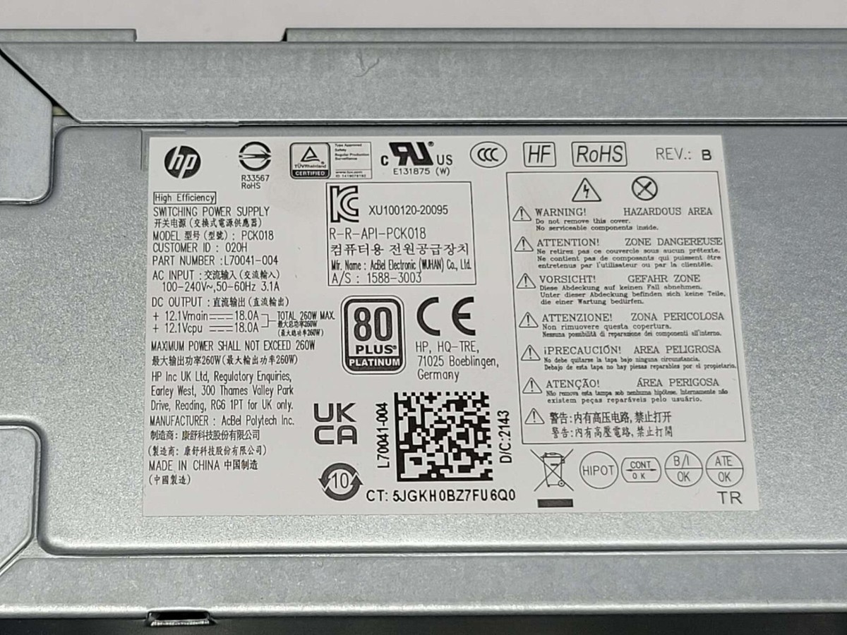 HP EliteDesk 800 G6 SFF Intel i5-10500 @3.10ghz 16gb 1TB HP EliteDesk 800 G6 SFF Intel i5-10500 @3.10ghz 16gb 1TB