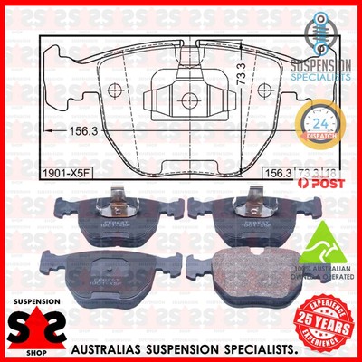 Front Axle Brake Pad Set, Disc Brake Suit BMW 5 (E39) M5 5 (E39) | eBay
