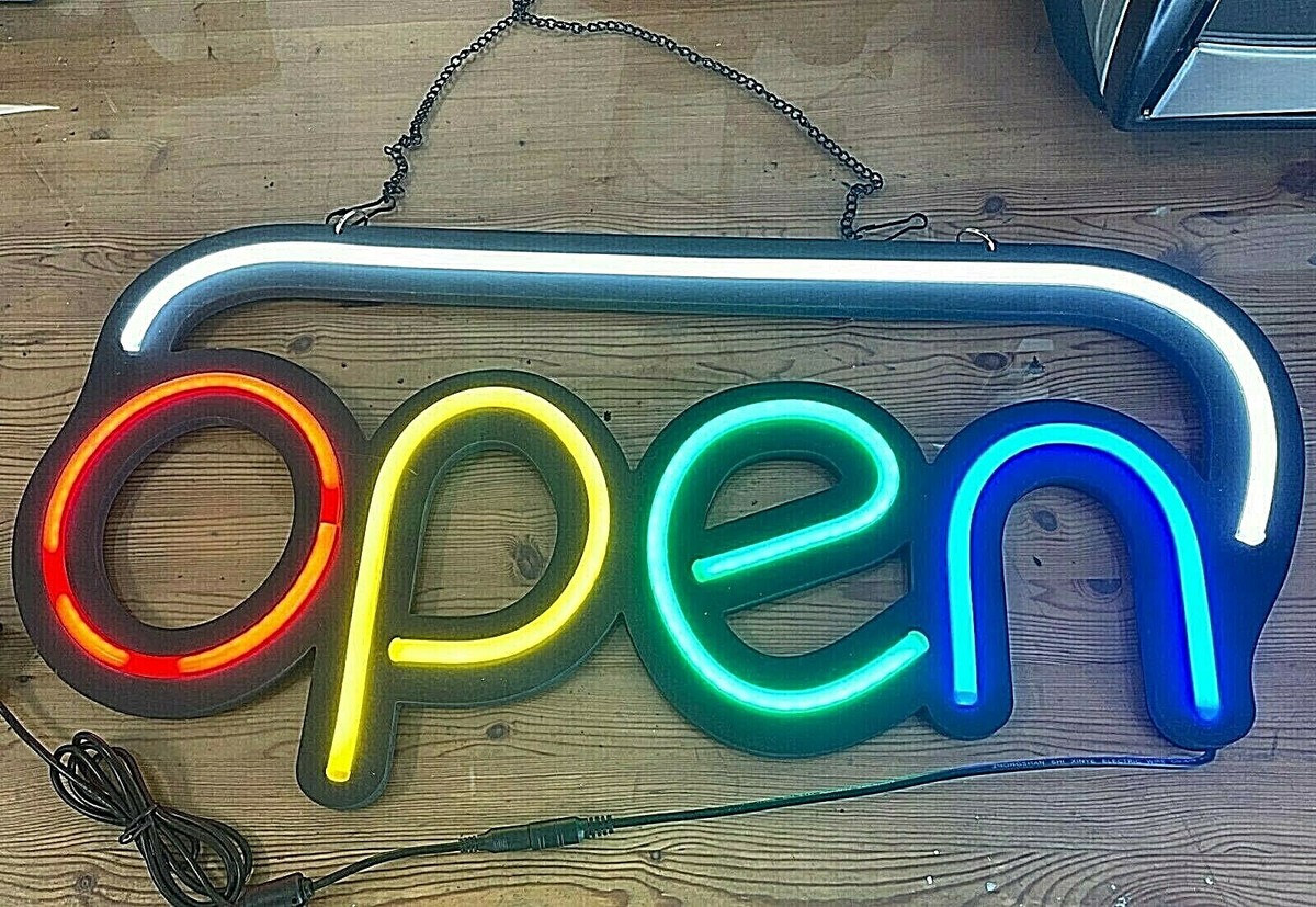 Hanging Open Sign Clip Art