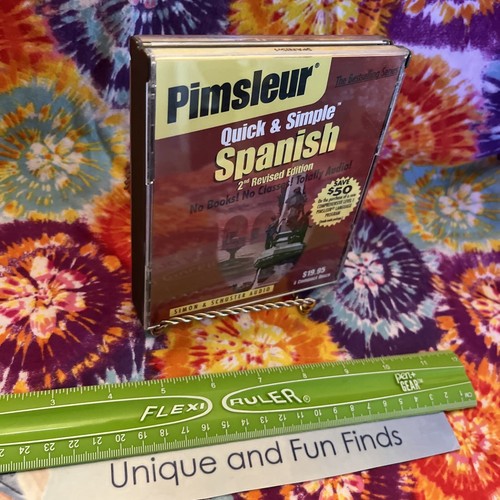 Pimsleur Quick and Simple Spanish 8 Lessons on 4 CDs 2nd Revised ...