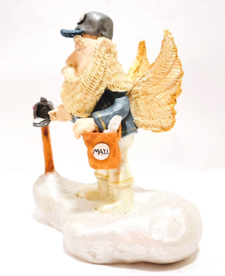 1996 Enesco Heavenly Host Santa Angel Mailman Christmas Figurine 4 ...