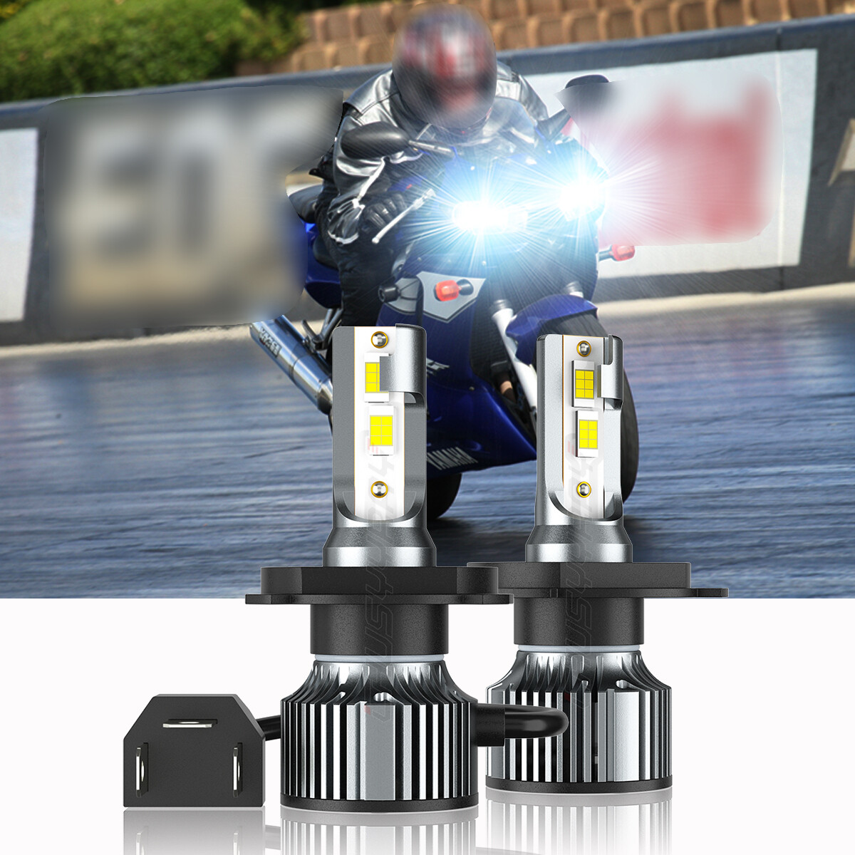 High Power HID LED Headlight H4 Bulb for Yamaha YZF R6 1999-2002 Bulbs ...