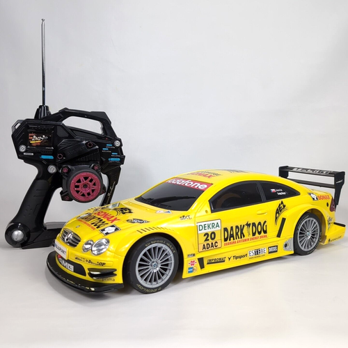 RARE Auldey Mercedes Benz CLK DMT Yellow Radio Control RC Car 1:12 ...