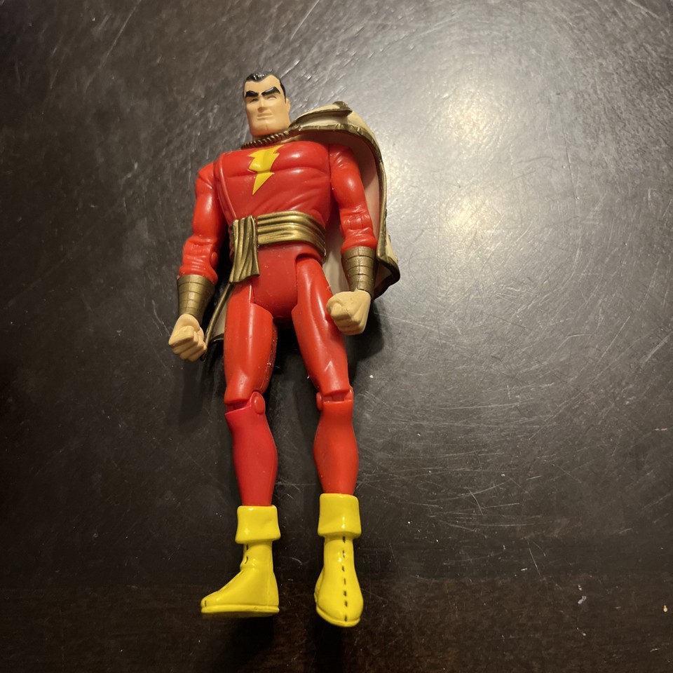2000 Dc Shazam Captain Marvel Shazam Action Figure With A Gold And ...