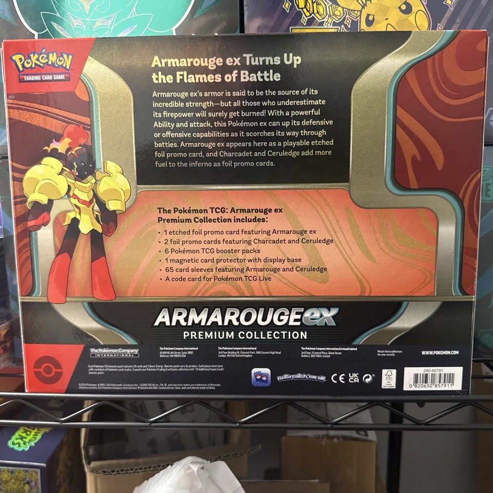 Pokemon TCG - Armarouge EX Premium Collection Box- NEW! Sealed! | eBay