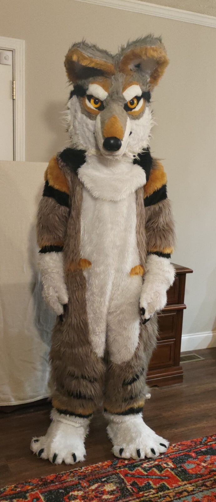 cartoon fursuit wolf fox - Gem