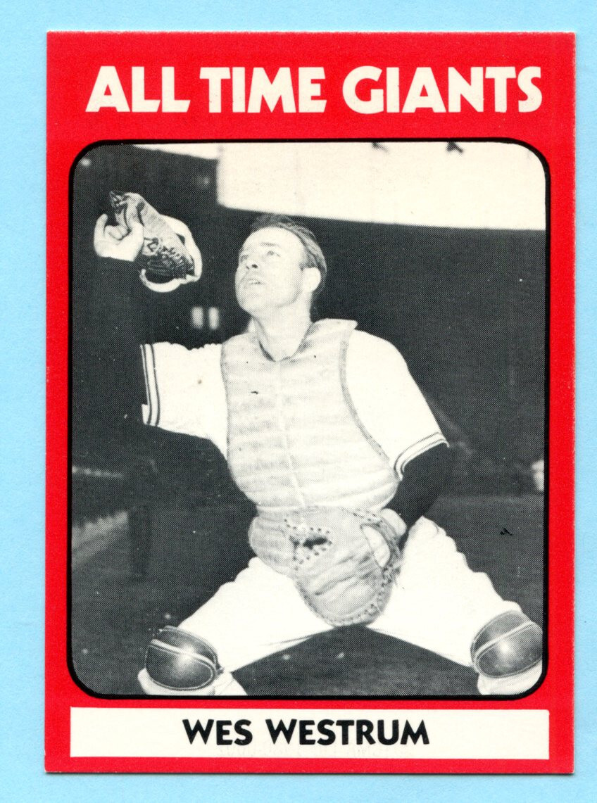 1980 TCMA All Time N.Y. Giants - Wes Westrum - Box 912 | eBay