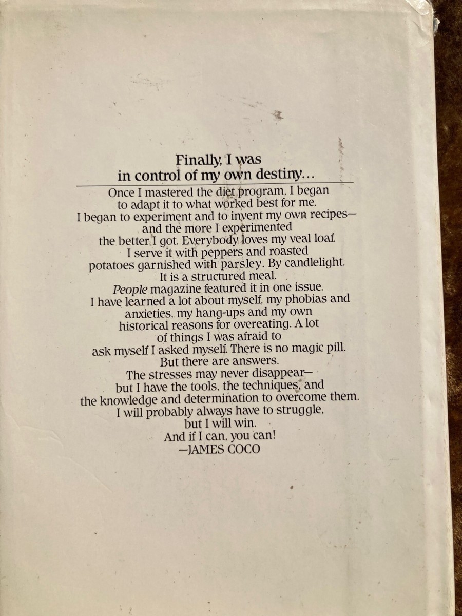 James Coco Diet Menu