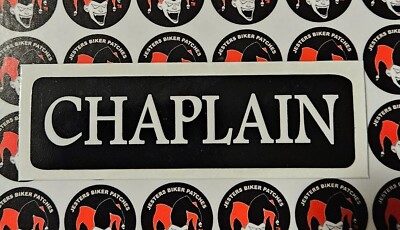 Chaplain Club Chaplain Motorcycle Helmet Sticker Biker Helmet Decal | eBay