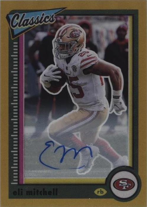 2022 Panini Classics - Elijah Mitchell #90 Premium Edition Gold ...