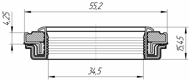 Drive Shaft Oil Seal 34.5X55.2X4.25X15.45 For Saturn 15919548, 4809256 ...