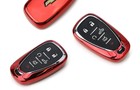 Glossy Red Smart Key Fob Shell For Chevy Camaro Malibu Cruze Spark Volt ...