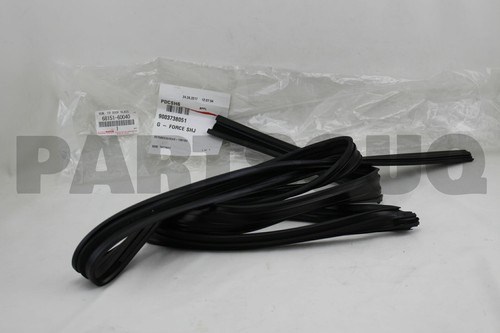 6815160040 Genuine Toyota RUN, FRONT DOOR GLASS, LH 68151-60040 | eBay