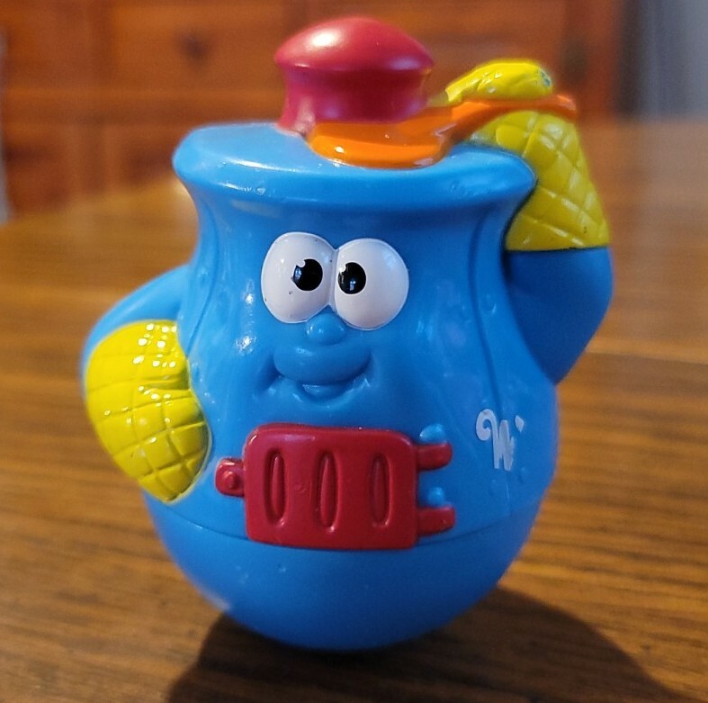 2004 Playskool Weebles Wobble Figure Blue Chef Stove Oven Mitts 3 ...