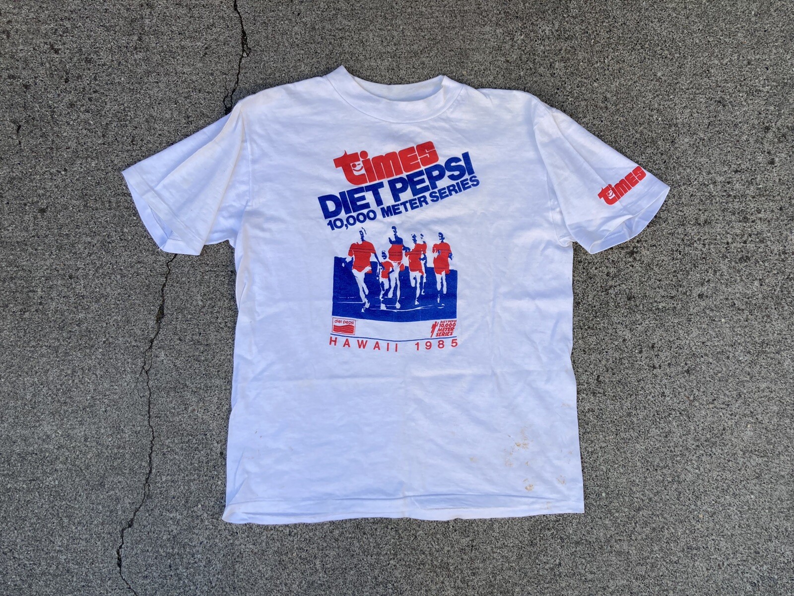 Vintage Diet Pepsi Times 10,000 Meter Run Hawaii 1985… - Gem
