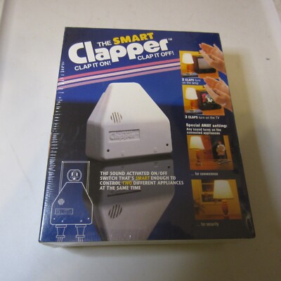 RARE The Smart Clapper Clap It On! Clap It Off! Vintage1992 Sealed Box ...