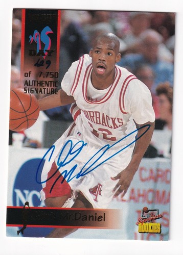 Clint McDaniel 1995-96 Signature Rookies Draft 95 On Card Autograph #13 ...