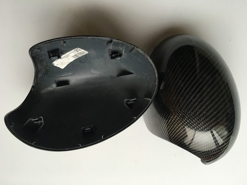 For MINI R56 R55 R57 R60 R61 LHD CARBON FIBER REPLACEMENT MIRROR COVERS ...