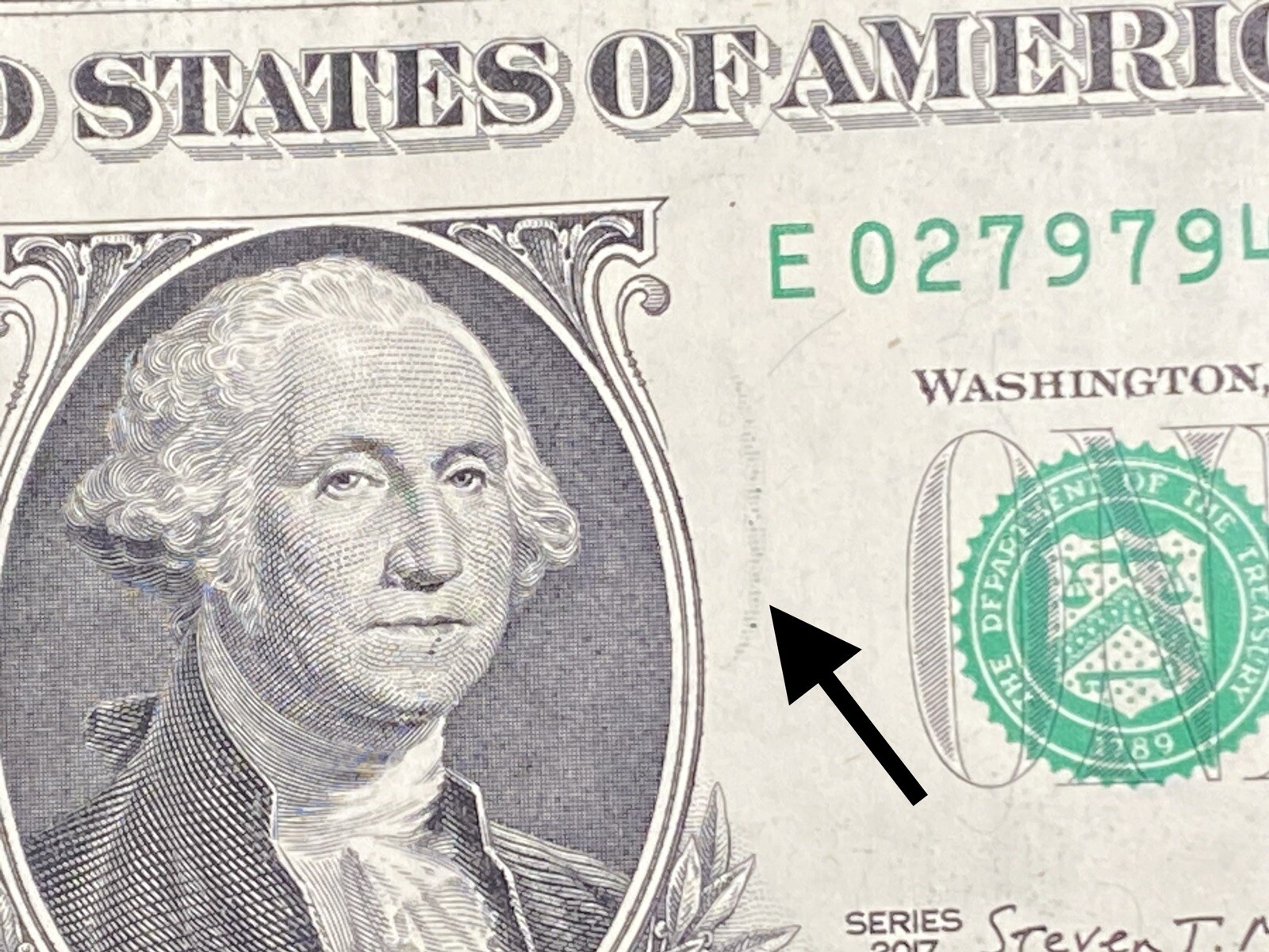 2017 Series $1 Dollar Bill Star Note, E02797941⭐️ | eBay