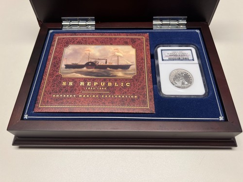 1858-O Seated Liberty 50c Half Dollar - NGC SS Republic Shipwreck Coin ...