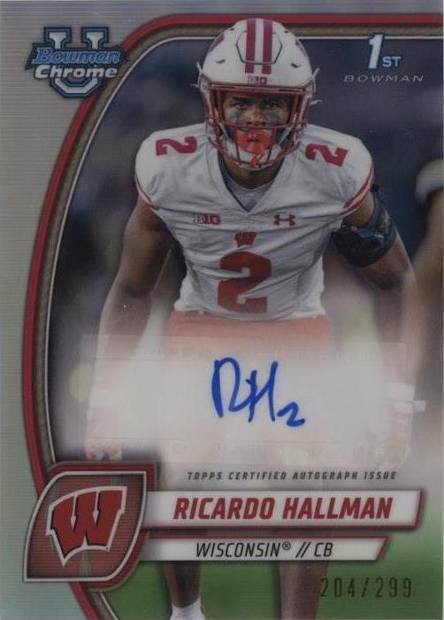 2024 Bowman University Chrome - Chrome Prospect Autographs Ricardo ...