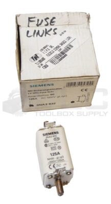 NEW SIEMENS 3NA3 832 FUSE LINK 125A 500V *READ* | eBay