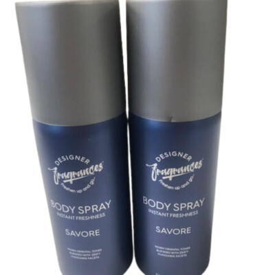 Designer Fragrances Body Spray Savore 150ml x2 | eBay UK