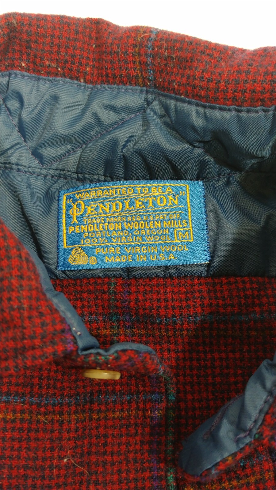 1960's/1970's Vintage Pendleton Wool Button Up Long S… - Gem