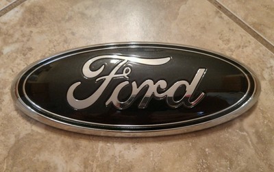2011-2014 Ford Edge Grill emblem. 9" TUXEDO BLACK | eBay