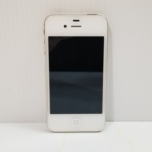 UNTESTED VINTAGE Apple iPhone 4S A1387 White Smartphone Cell Phone AS ...