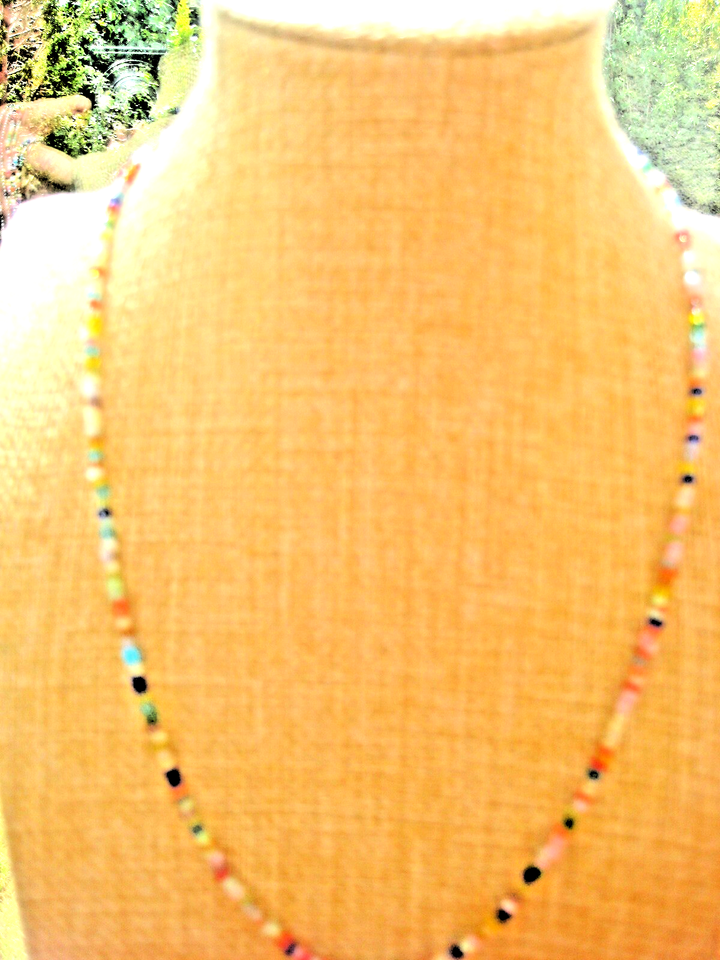 Beautiful # Multicolour Seed bead # Handmade ~ 2mm seed beads # Lobster ...