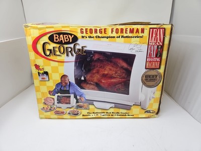George Foreman Rotisserie GR59A Baby George White Roaster Cooker | eBay