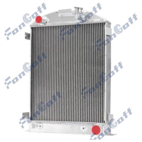3-Row Aluminum Radiator For 1930 1931 1932 FORD MODEL A CHEVY V8 ENGINE ...