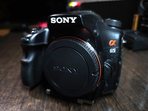 Sony Alpha SLT-A65V DSLR Camera Body 24.3MP-LOW SC-17K ONLY | eBay