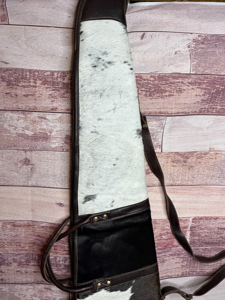 MYRA ~ LEATHER ~ COWHIDE ~ SOFT ~ RIFLE ~ STORAGE ~ CASE | eBay