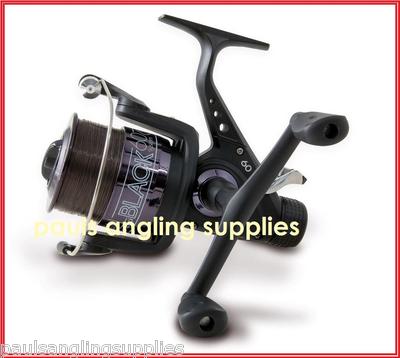 Lineaeffe Black 060 Carp Fishing Bait Feeder Runner Reel Freespool For ...
